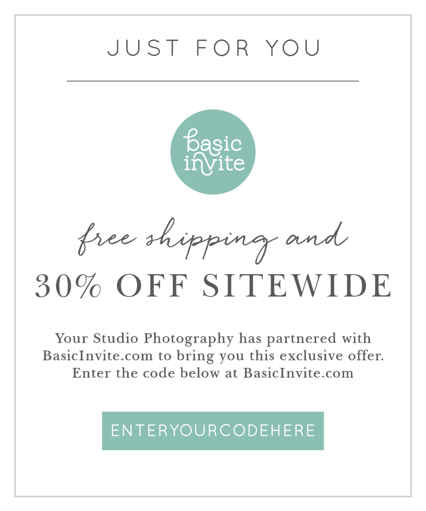 Modern Collage Offer Card by Basic Invite