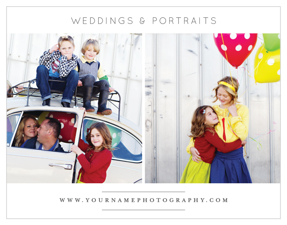 Modern Family Promotion Card by Basic Invite