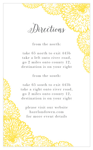 Full Bloom Ceremony Cards by Basic Invite