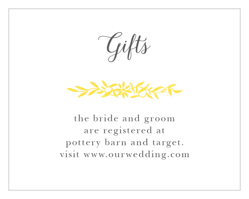 Full Bloom Ceremony Cards by Basic Invite