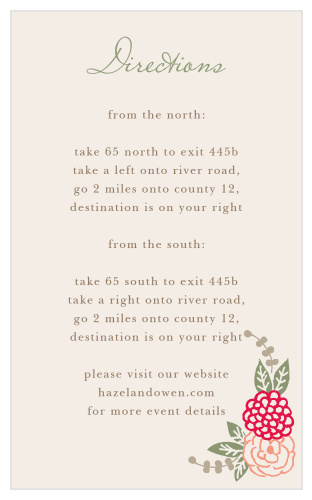 Floral Chic Wedding Programs by Basic Invite