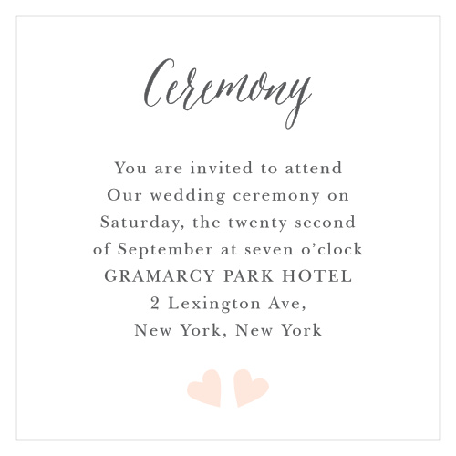 Floating Ribbon Wedding Programs by Basic Invite