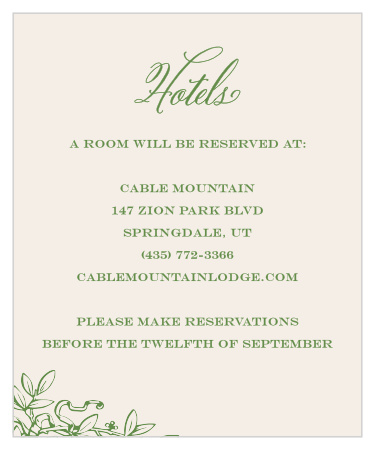 Classical Gardens Response Cards by Basic Invite