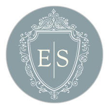 Scrolling Monogram Wedding Invitations by Basic Invite