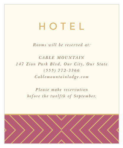 Geometric Perfection Registry Cards by Basic Invite