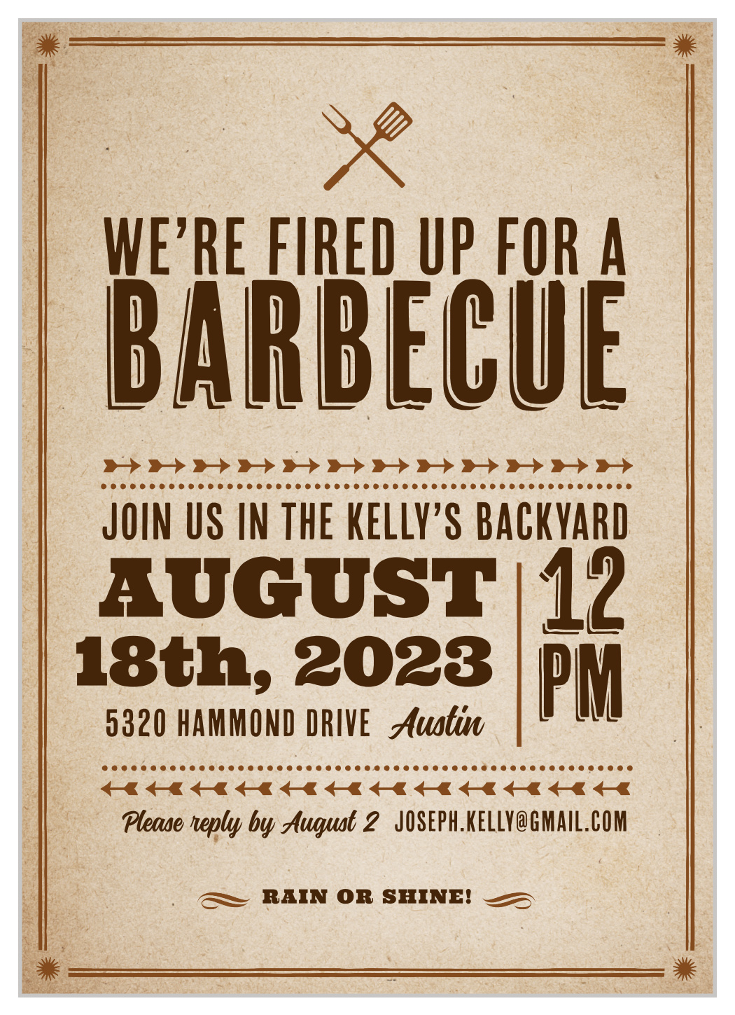 BBQ Bash Party Invitations by Basic Invite
