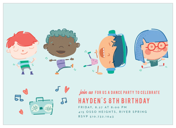 Birthday Invitations & Birthday Party Invites | Basic Invite, Color ...