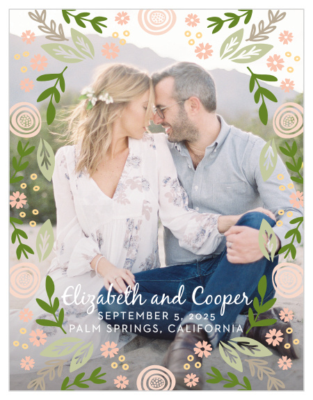Gardens Abound Wedding Programs by Basic Invite