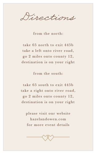 Linked Hearts Ceremony Cards by Basic Invite