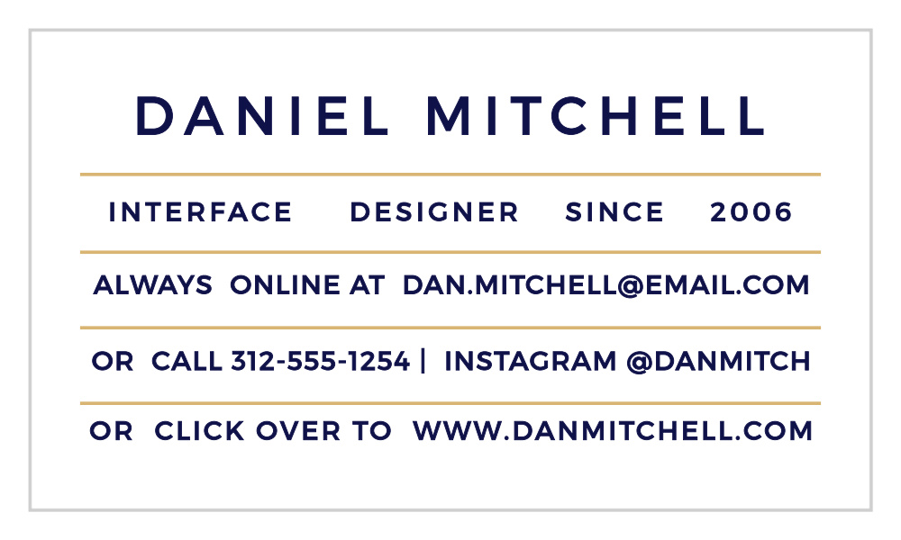 Modern Alignment Foil Business Cards by Basic Invite