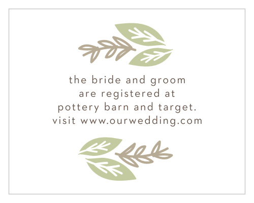 Gardens Abound Wedding Programs by Basic Invite