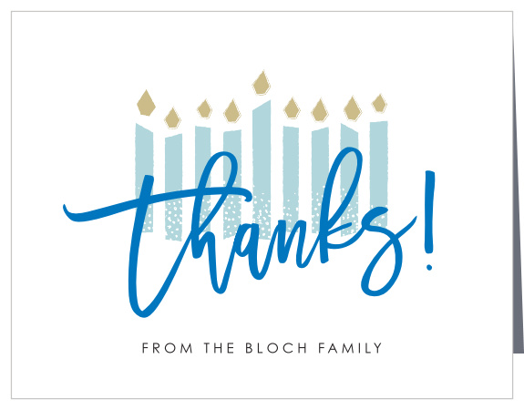 Winter Thank You Cards - Match Your Color & Style Free!