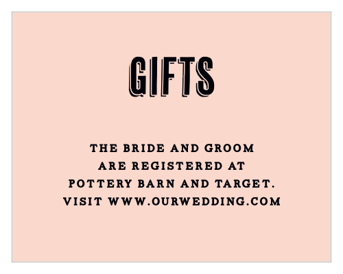 Rough Diamond Accommodation Cards by Basic Invite