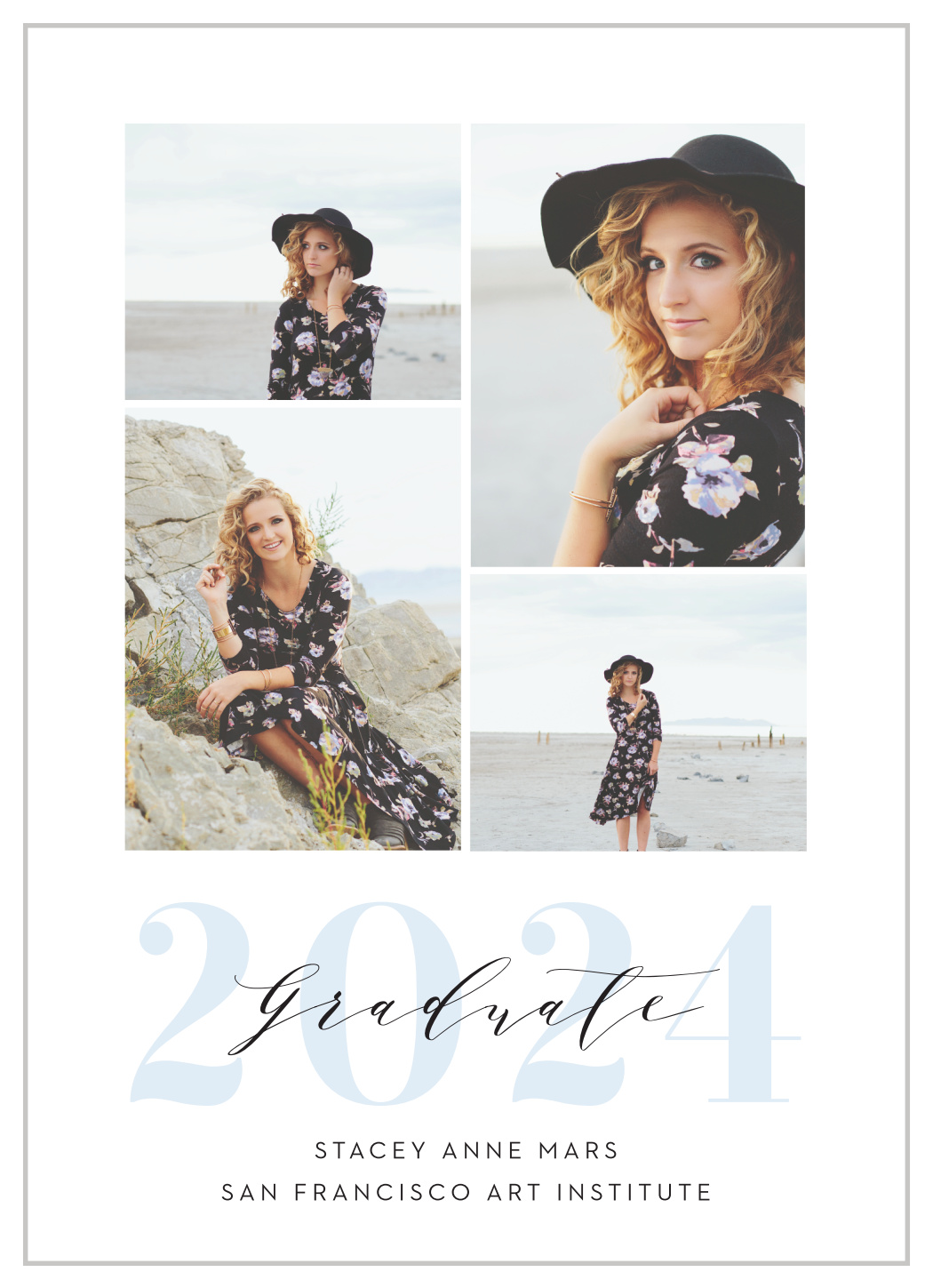 Year Of Memories Graduation Announcements by BasicInvite.com