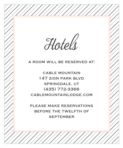 Fine Line Ceremony Cards by Basic Invite