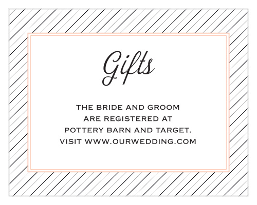 Fine Line Ceremony Cards by Basic Invite