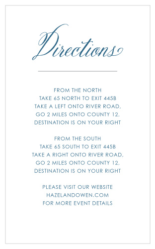 Elegant Frame Registry Cards by Basic Invite