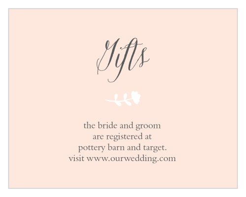 Sweet Bloom Ceremony Cards by Basic Invite