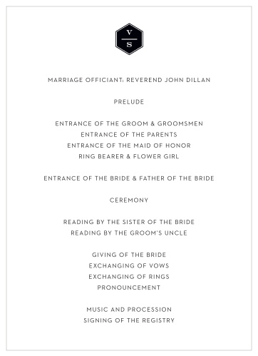 Wedding Programs | Match Your Colors & Style Free!