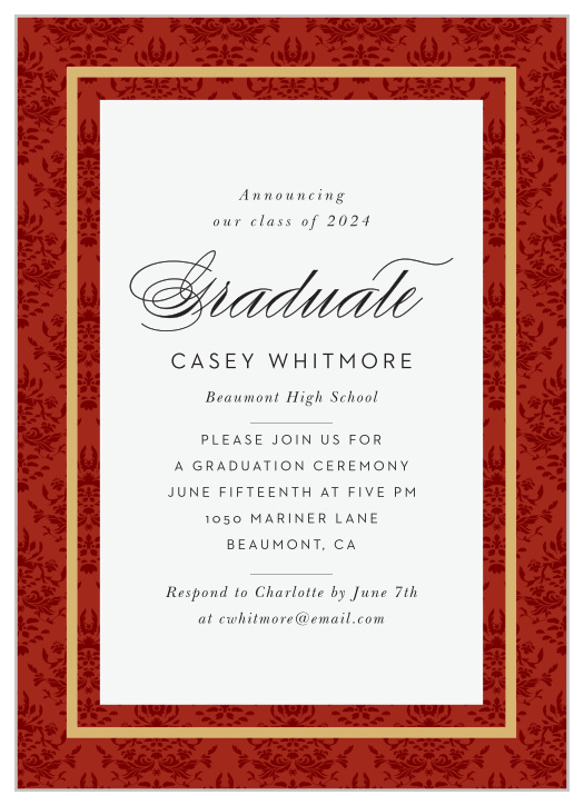 2022 Graduation Invitations | Design Your Instantly Online