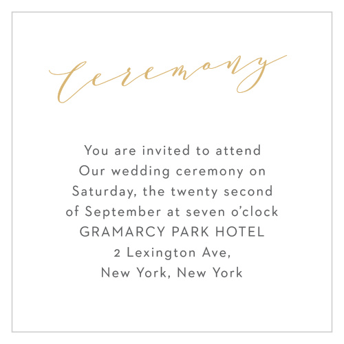 Blushing Love Wedding Programs by Basic Invite