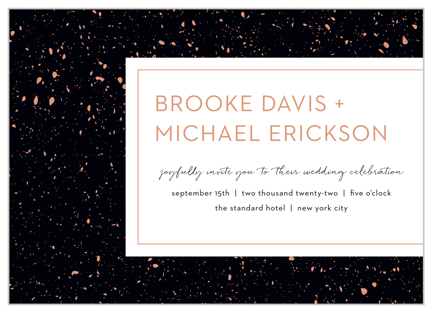 Painted Book Wedding Invitations by Basic Invite