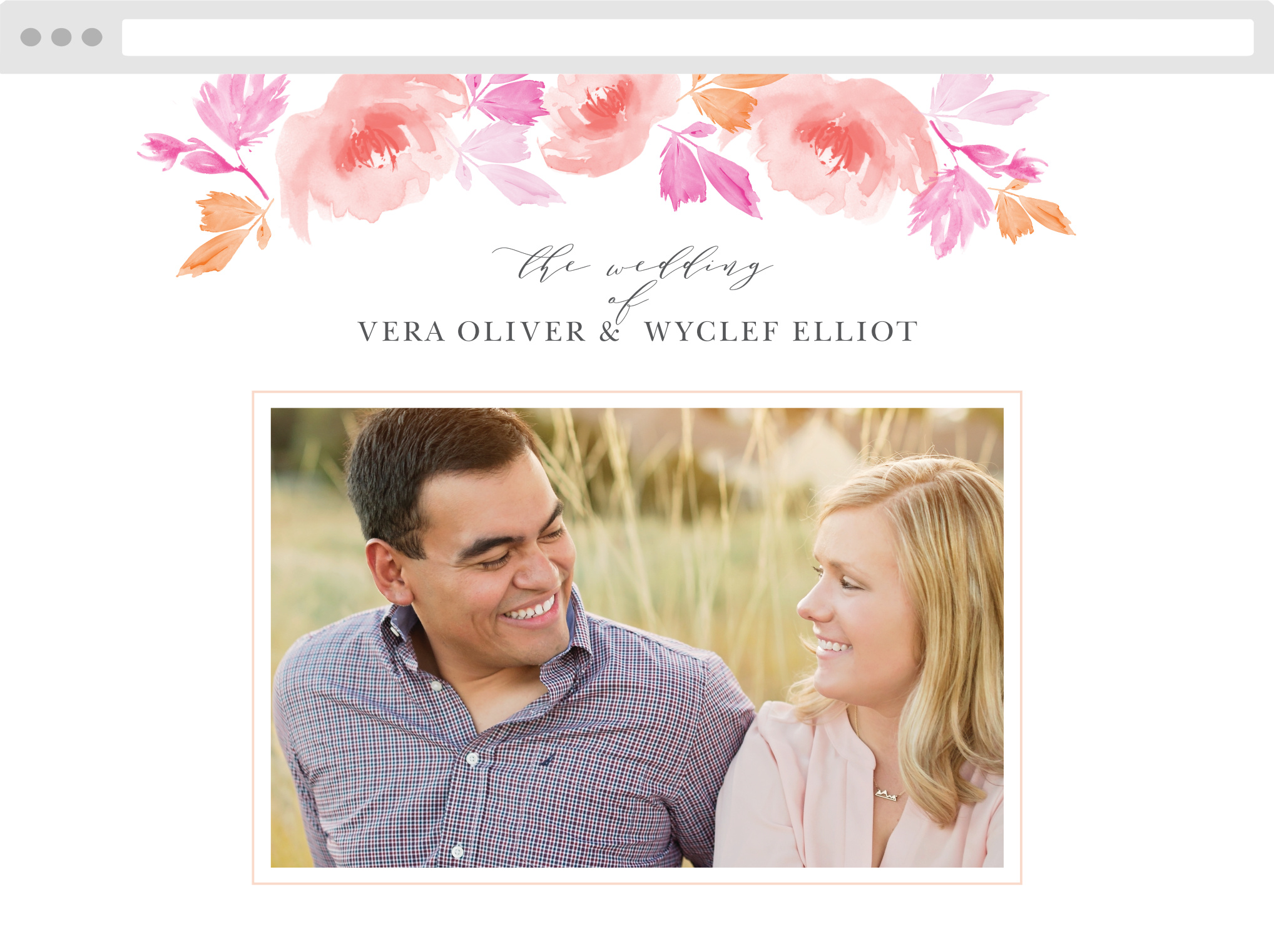 100% Free Wedding Websites | Match Your Colors & Style! - Basic Invite