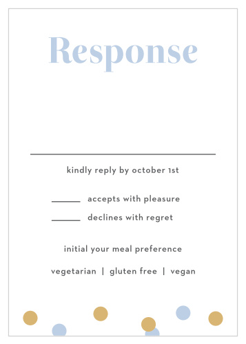 Confetti Overlap Wedding Website by Basic Invite