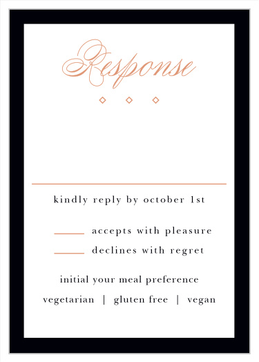 Diamond Debauchery Wedding Invitations by Basic Invite