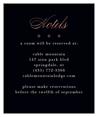 Diamond Debauchery Wedding Invitations by Basic Invite