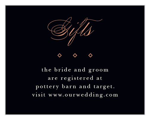 Diamond Debauchery Direction Cards by Basic Invite