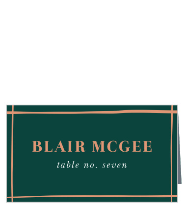 Doodle Border Wedding Menus by Basic Invite