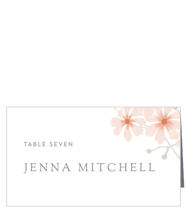 Delicate Blooms Wedding Programs by Basic Invite