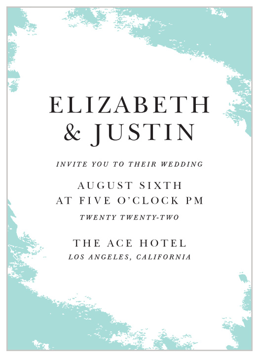 Something Blue Ceremony Cards by Basic Invite