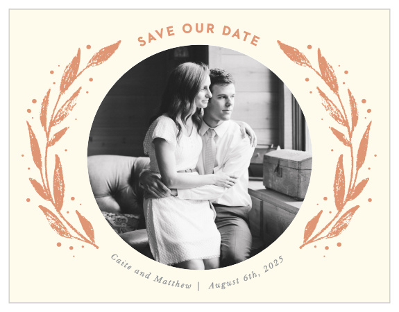 Rustic Save The Dates - Match Your Color & Style Free!