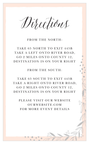 Delicate Botanical Registry Cards by Basic Invite