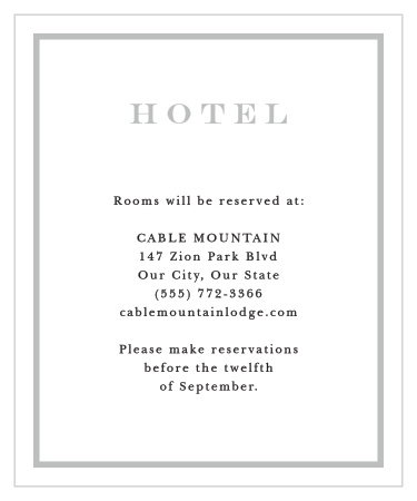 Monogram Square Response Cards