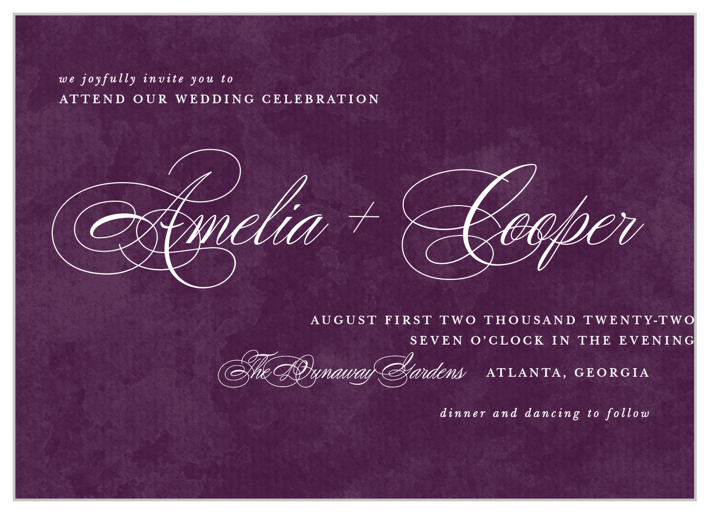 In The Mood Wedding Invitations by Basic Invite