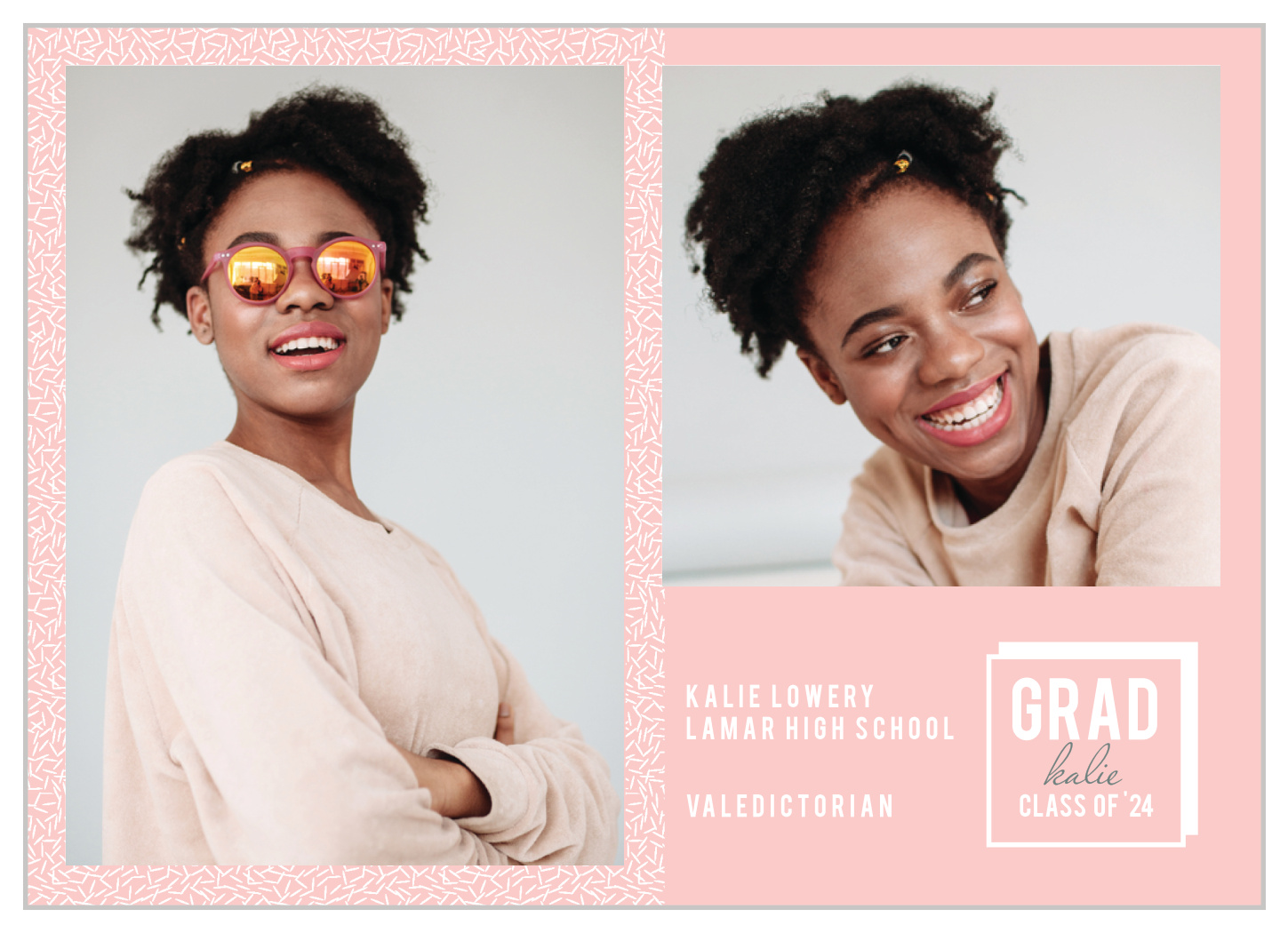 Totally Rad Graduation Announcements by Basic Invite
