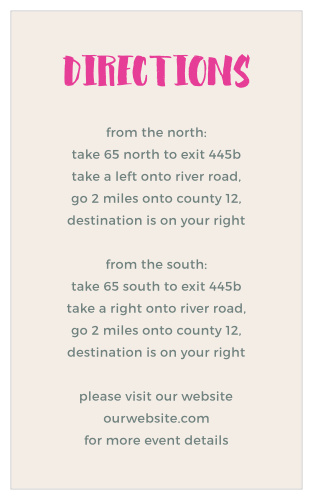 Bright Lettering Wedding Programs by Basic Invite