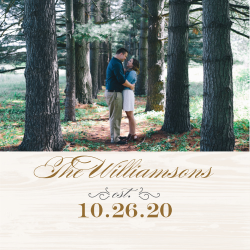 Wedding Coasters | Match Your Color & Style Free! - Basic Invite