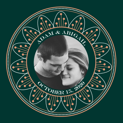 Wedding Coasters | Match Your Color & Style Free! - Basic Invite