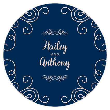 Table Wedding Coasters - Match Your Color & Style Free!