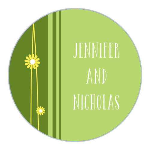 Falling Daisies Wedding Invitations by Basic Invite