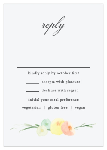 Shaded Garden Wedding Programs by Basic Invite