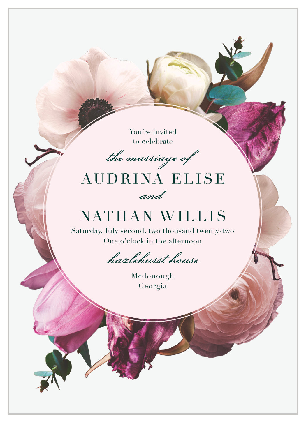 Southern Romance Wedding Invitations by Basic Invite