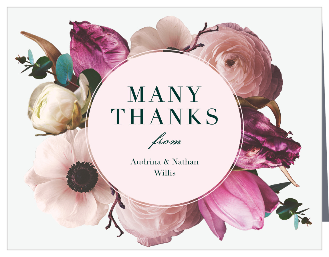 Southern Romance Wedding Thank You Cards by Basic Invite