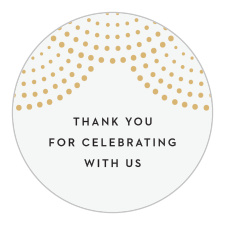 Dotted Devotion Wedding Programs by Basic Invite