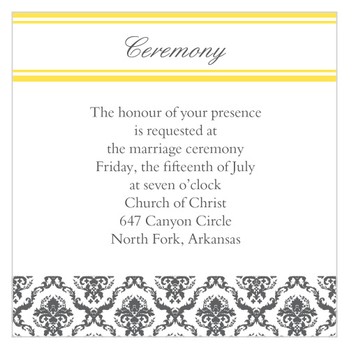 Elegantly Modern Wedding Invitations by Basic Invite