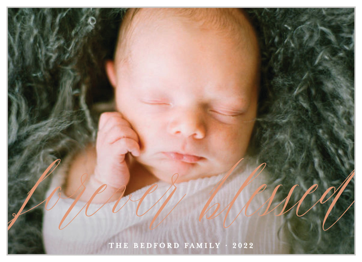 Forever Blessed Christmas Cards by Basic Invite